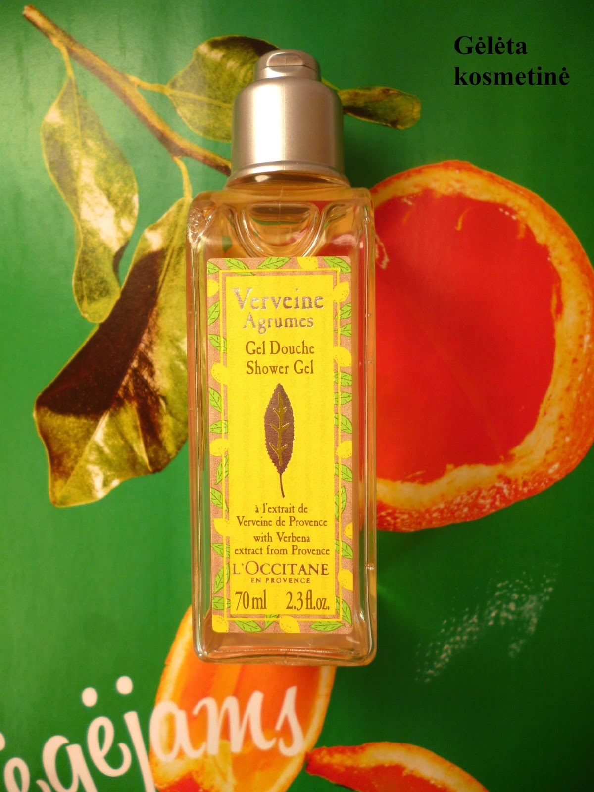 L'OCCITANE "Verveine Agrumes" citrusinės verbenos dušo želė