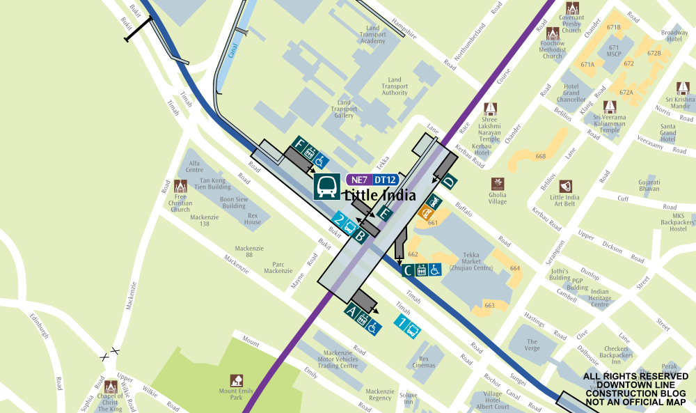 Downtown Line Construction: Little India