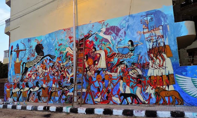 Arte: Símbolos e Significados: Alaa Awad - The Power of Mural Art
