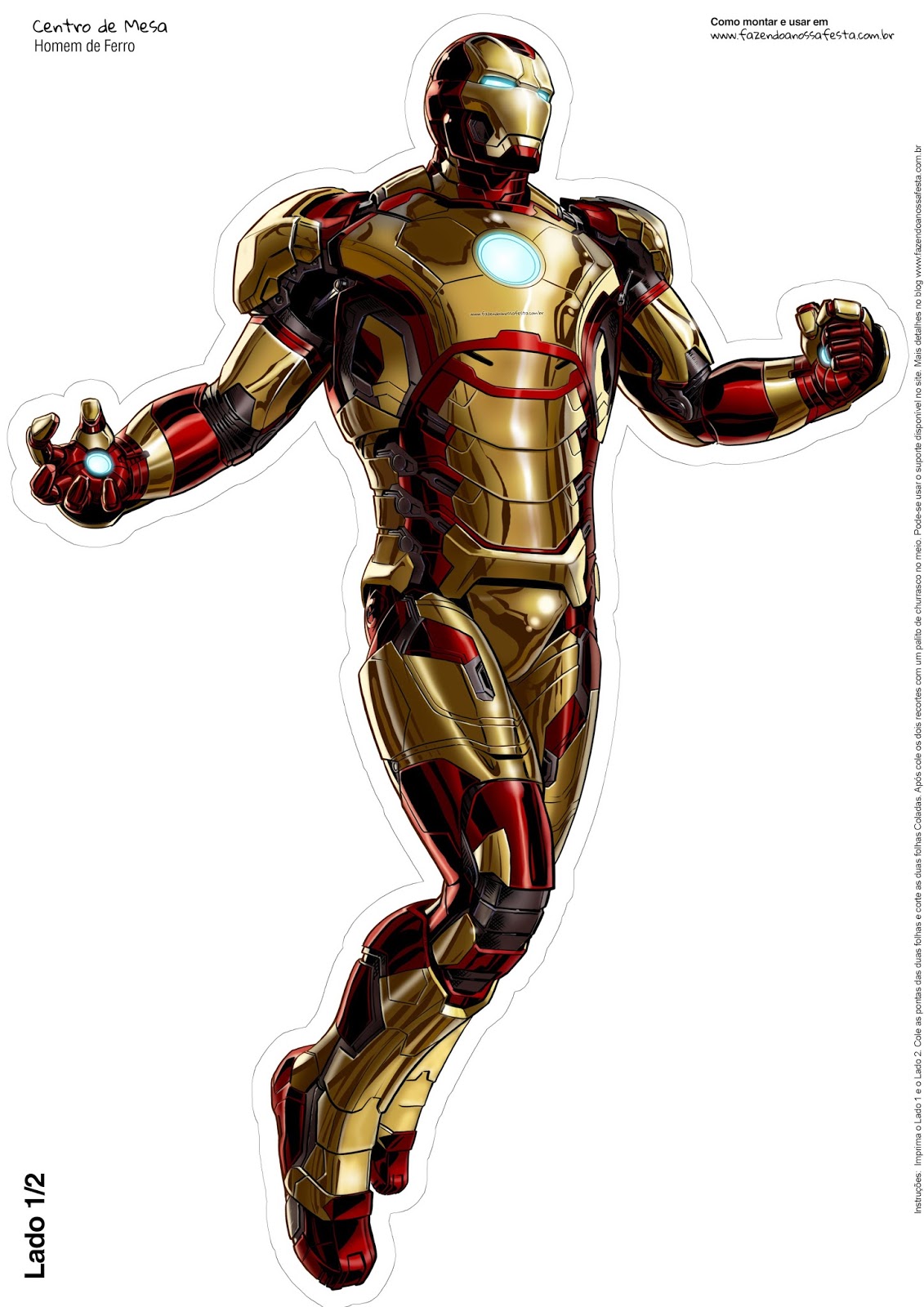 Avengers: Free Printable Centerpiece. - Oh My Fiesta! for Geeks