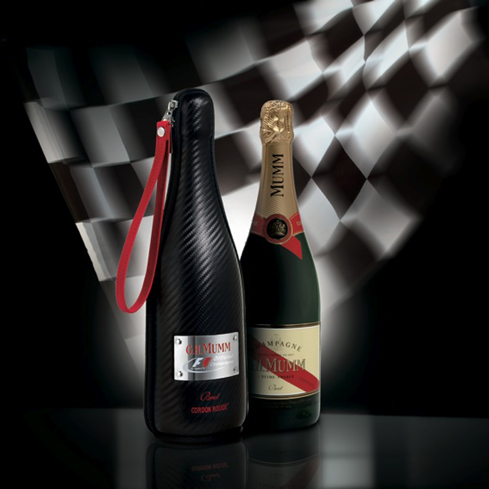 pbmdesignstudio: GH MUMM - Champagne - F1 Bag