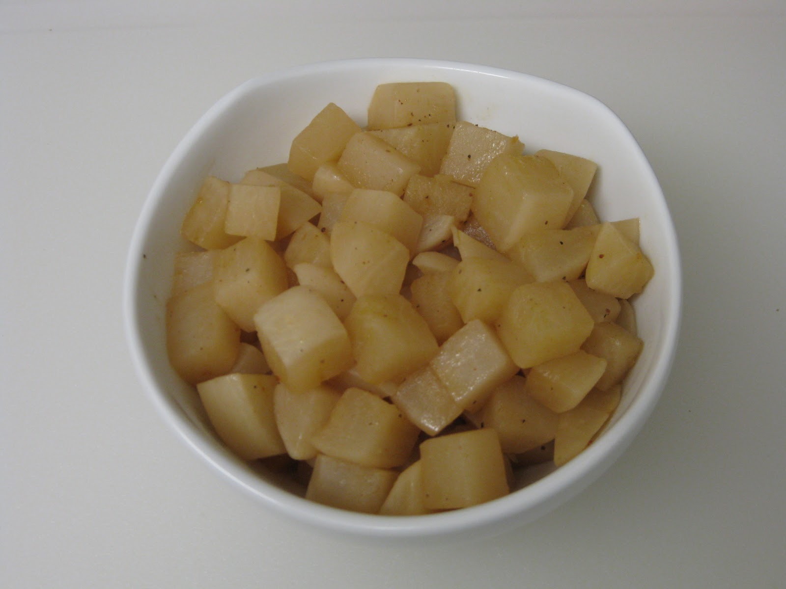 Banana Pudding: On the Table: Braised Turnips