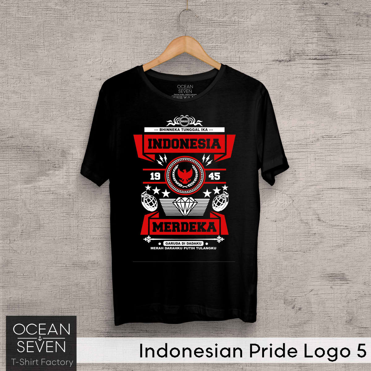 50 desain kaos 17 Agustus peringatan Hari Kemerdekaan Indonesia ...