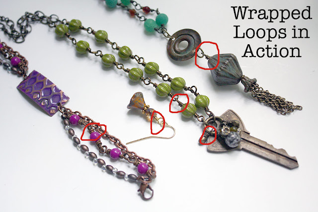 CraftyHope: Jewelry-Making for Beginners Part 8: Making a Wrapped Loop