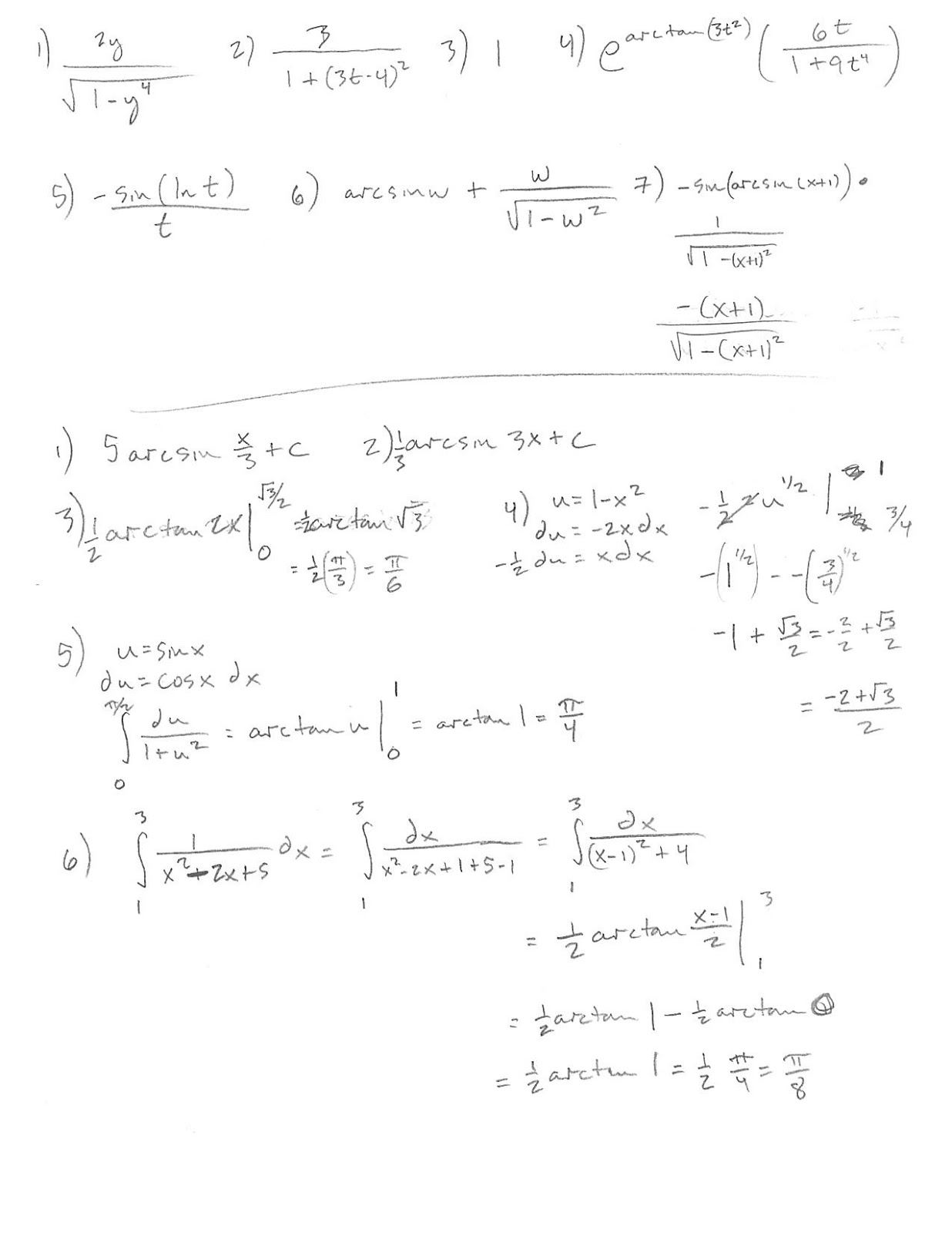Mr. Suominen's Math Homepage: Honors Calculus 5/31/13
