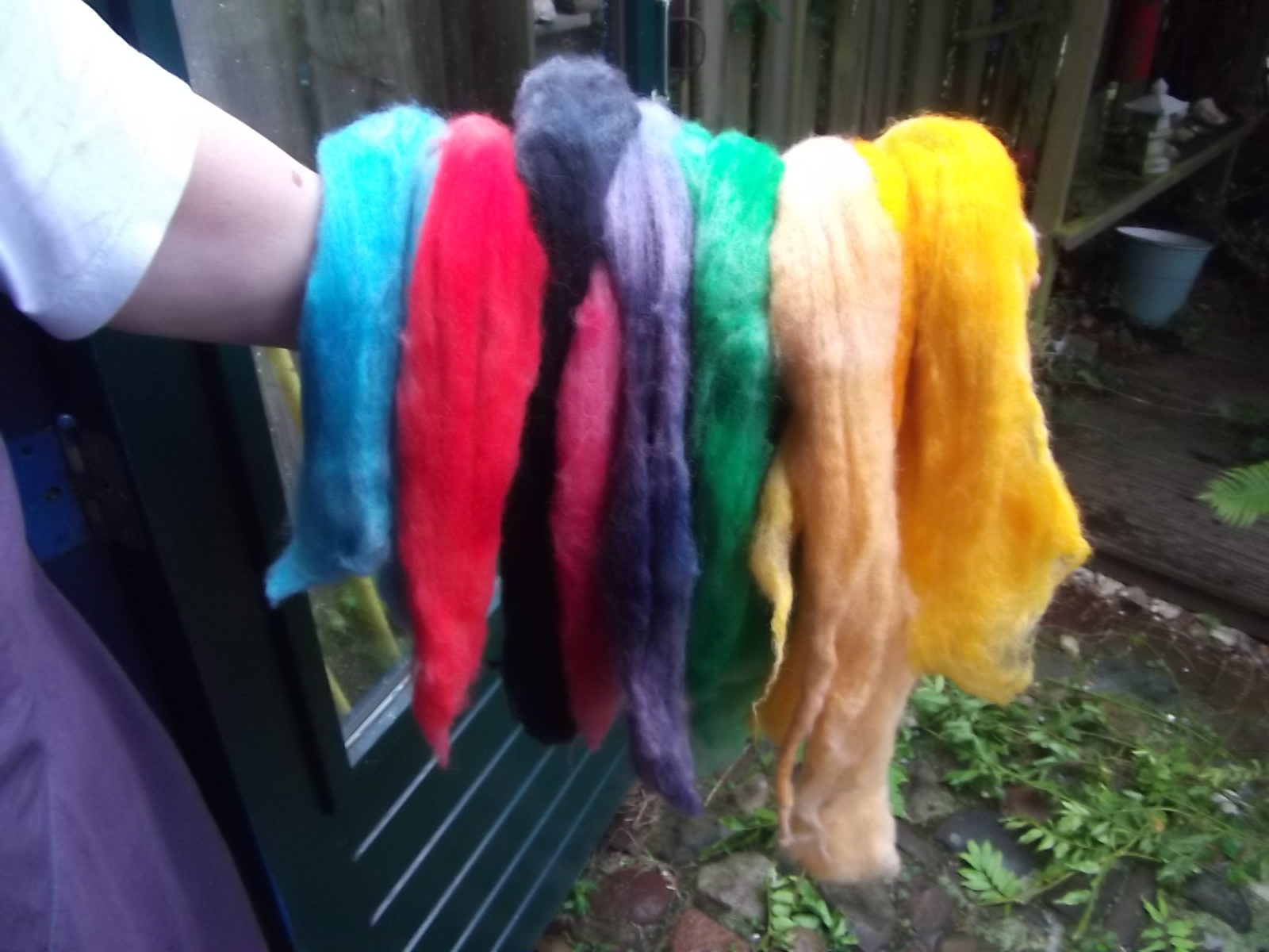 Allemaalkleurtjes: wolverven met.....