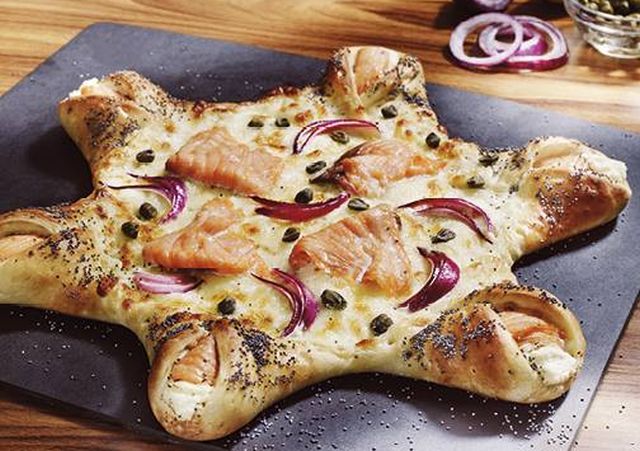 Pizza Hut is Basically Offering Lox on a Star-Shaped Pizza in Luxembourg