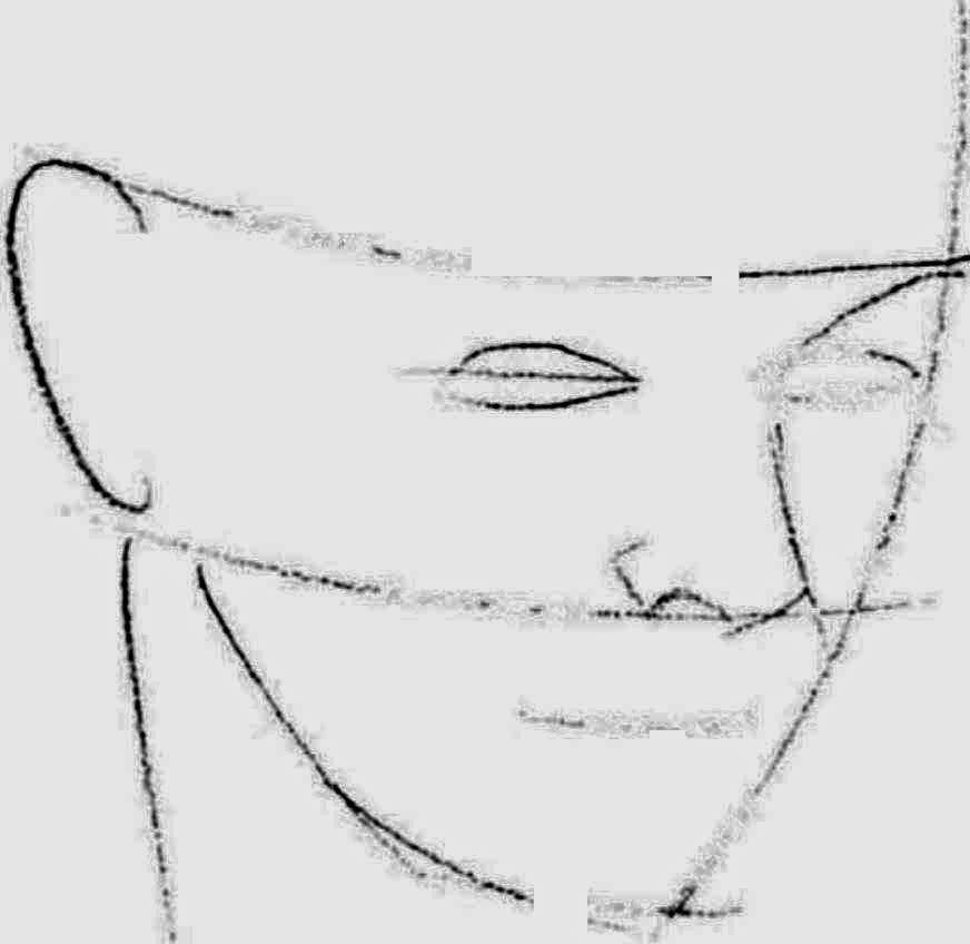 Drawings: WOMEN: THREE-QUARTER VIEW