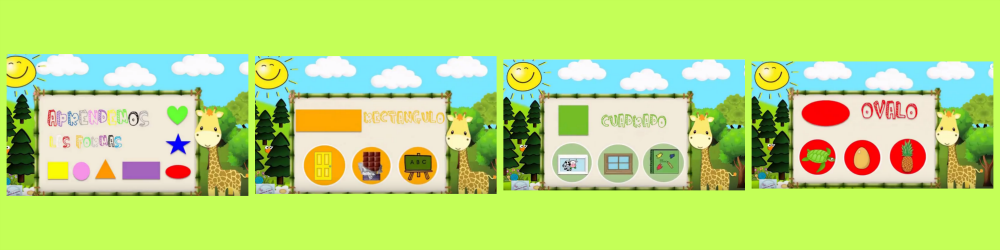 Formas y colores para niños de preescolar || Aprender figuras ...