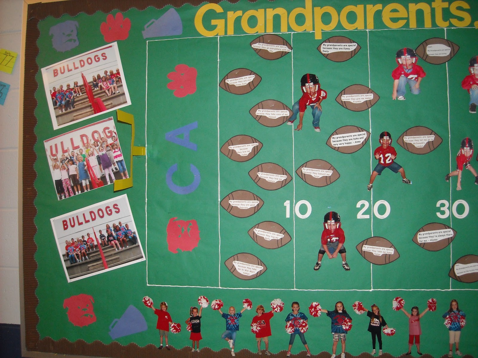 Mrs. Butterfield's First Grade: Another Grandparents' Day Bulletin Board