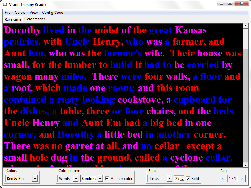 Squinty Josh: Vision Therapy Reader - A free vision therapy reading ...