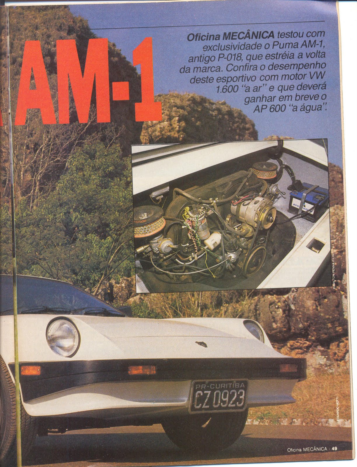 Pumas/Lubisomem 01: Teste do novo Puma AM-1 antigo PO-18