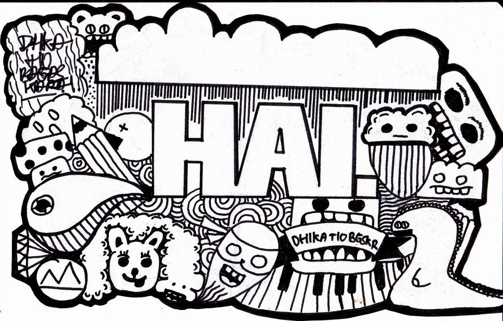 Gambar Doodle Art Nama Berwarna | Kantor Meme Gambar Doodle Art Nama Berwarna | Kantor Meme