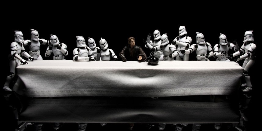 Lemon Harangue Pie: Famous scenes recreated using Star Wars action figures