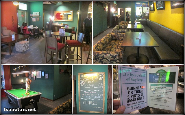 Isaactan.net: Malones Irish Restaurant & Bar Jaya One