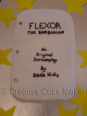 The Creative Cake Maker: Movie Script Cake