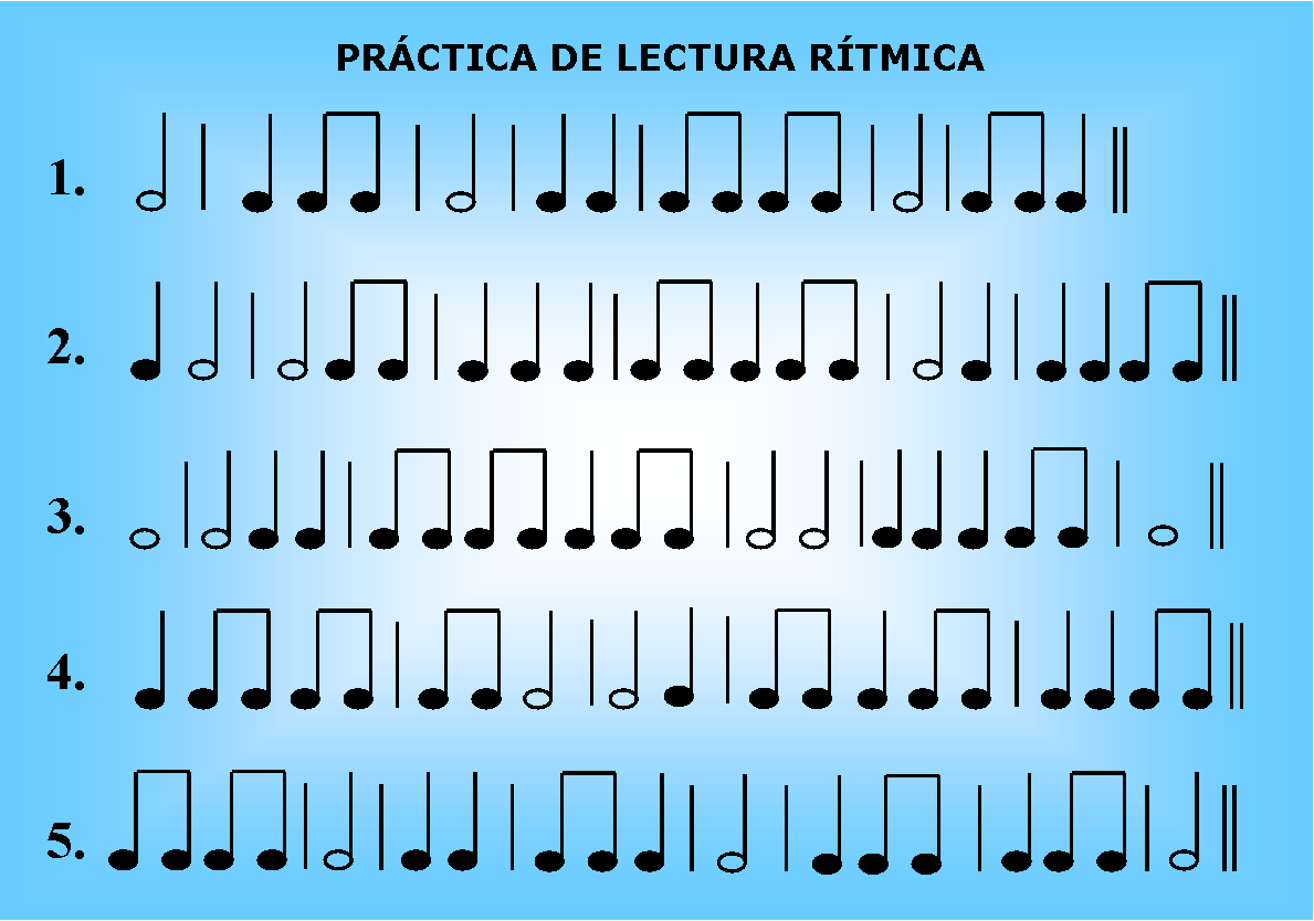 Teoría: Ejercicios Rítmicos