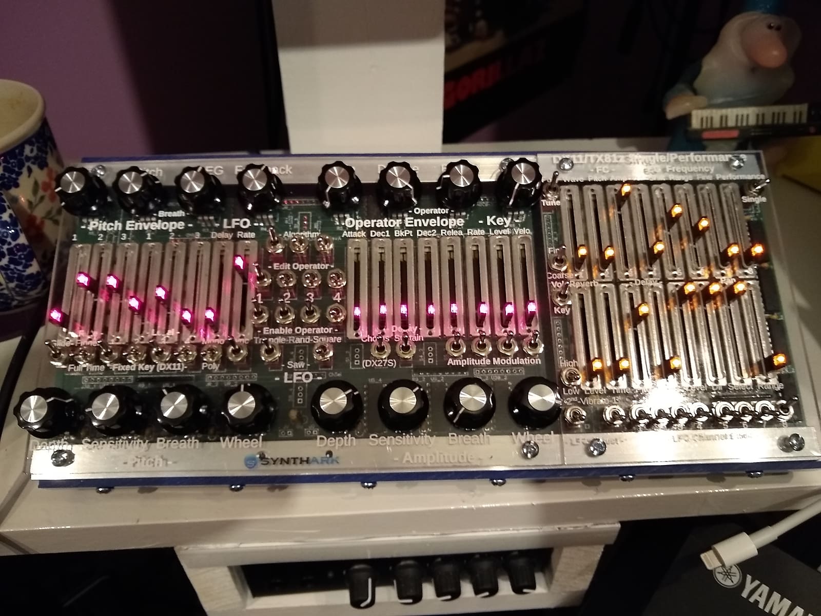 MATRIXSYNTH: SynthArk 4OP Synth Controller for TX81Z / DX11