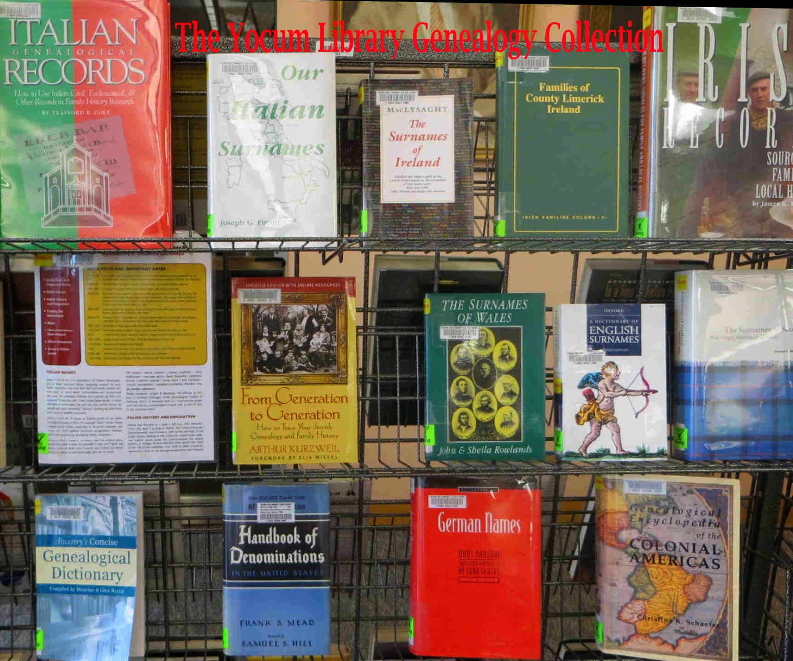 The Yocum Library Blog: Genealogy