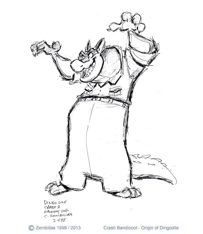 Crash Bandicoot Coloring Pages