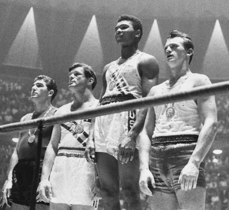18 Year-Old Boxer Cassius Clay (Later Muhammad Ali) Wins Olympic Boxing ...