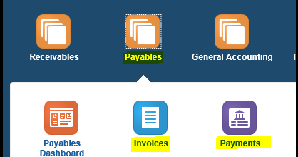 Oracle Application's Blog: How to Make Payment in Oracle Fusion by Payment Process Request