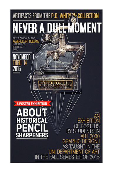 The Poetry of Sight: Pencil Sharpener Poster | Sawyer Phillips Again