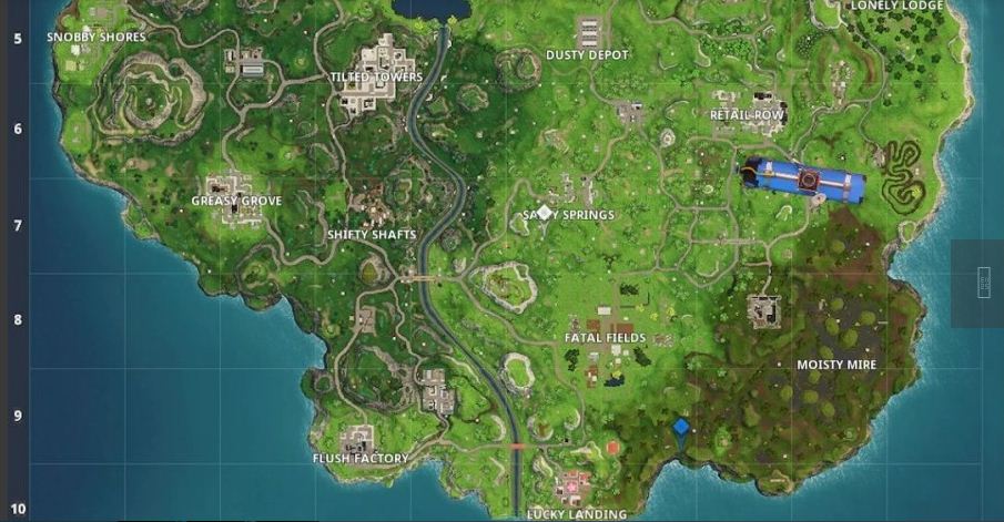 Find Golden Star, Weekly Challenges Week 4: Fortnite BR