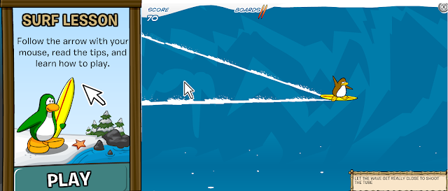 Club Penguin Rewritten Cheats™: Catchin' Waves Guide 100%