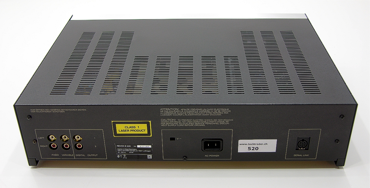 Golden Age Of Audio: ReVox B226 CD Player