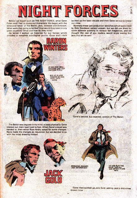 DC Comics of the 1980s: 1982 - Night Force Facts