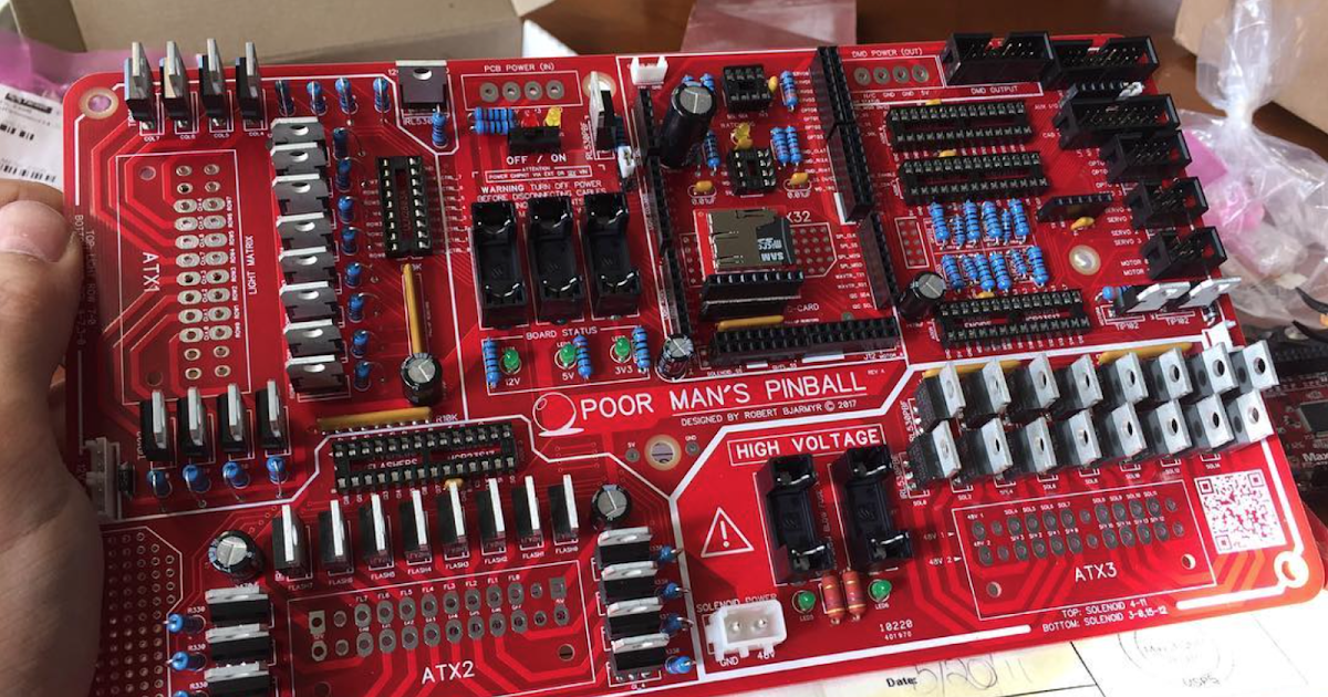 Poor Man's Pinball!: Quick update from the land of PCB's!