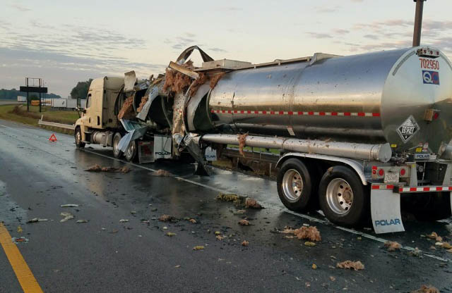 MEC&F Expert Engineers : Faulty valve causes a semi tanker truck ...