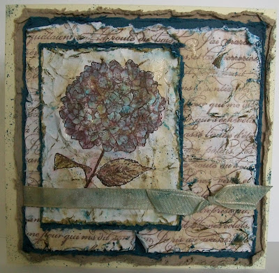 Sparkly Cards and Papercrafts: Vintage Distressed Card