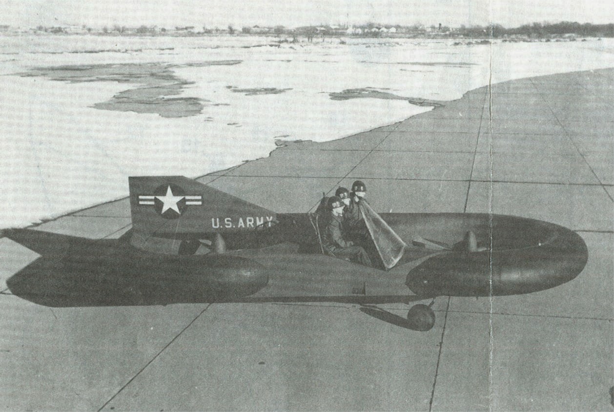 Le Piasecki Model 59K "Skycar" Flying Jeep.