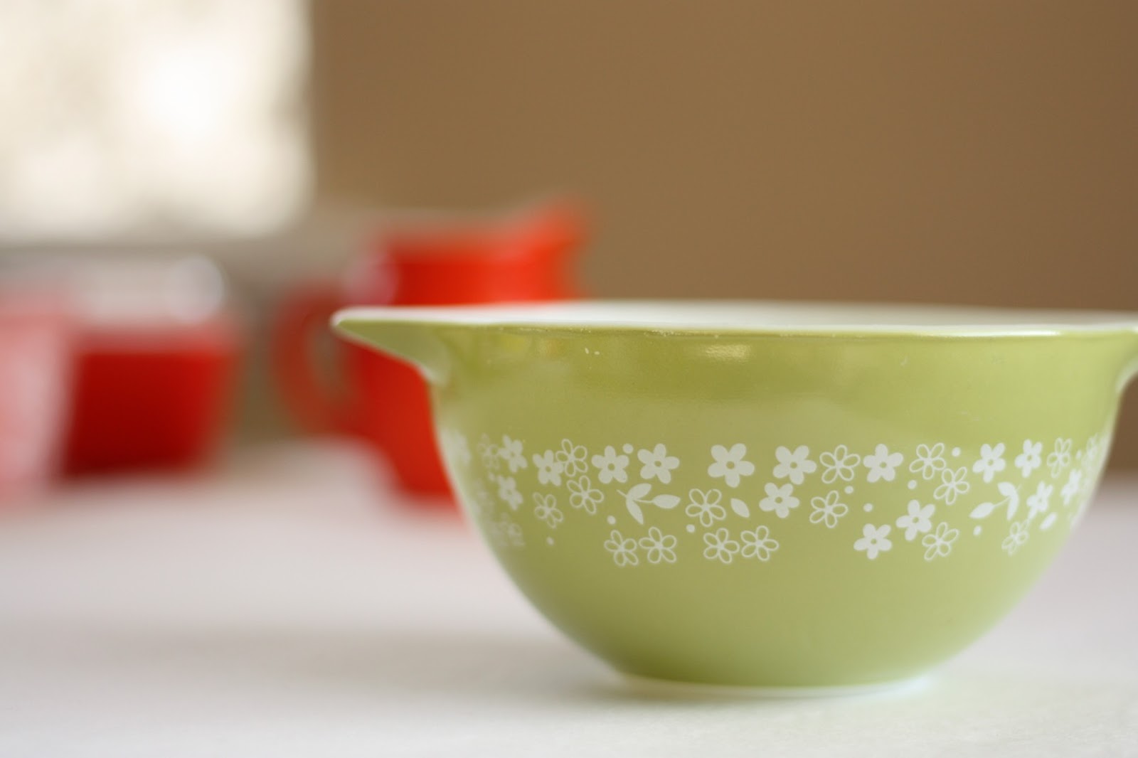 Vintage Pyrex and fabric inspiration - Diary of a Quilter - a quilt blog