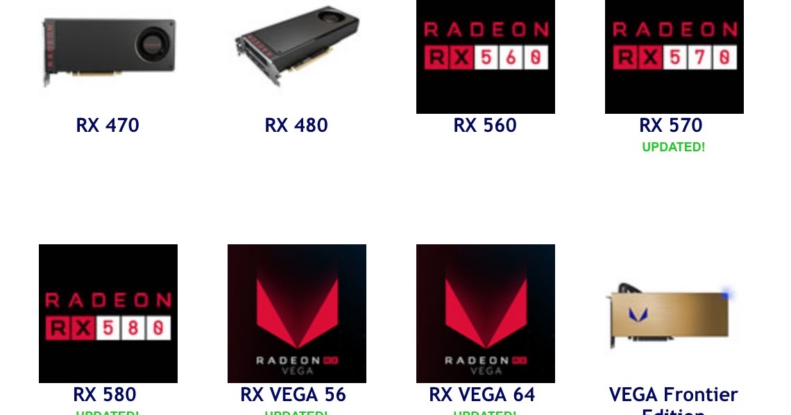 AMD Graphics Processing Units - Makes and Models - Cryptocurrency Mining Hardware