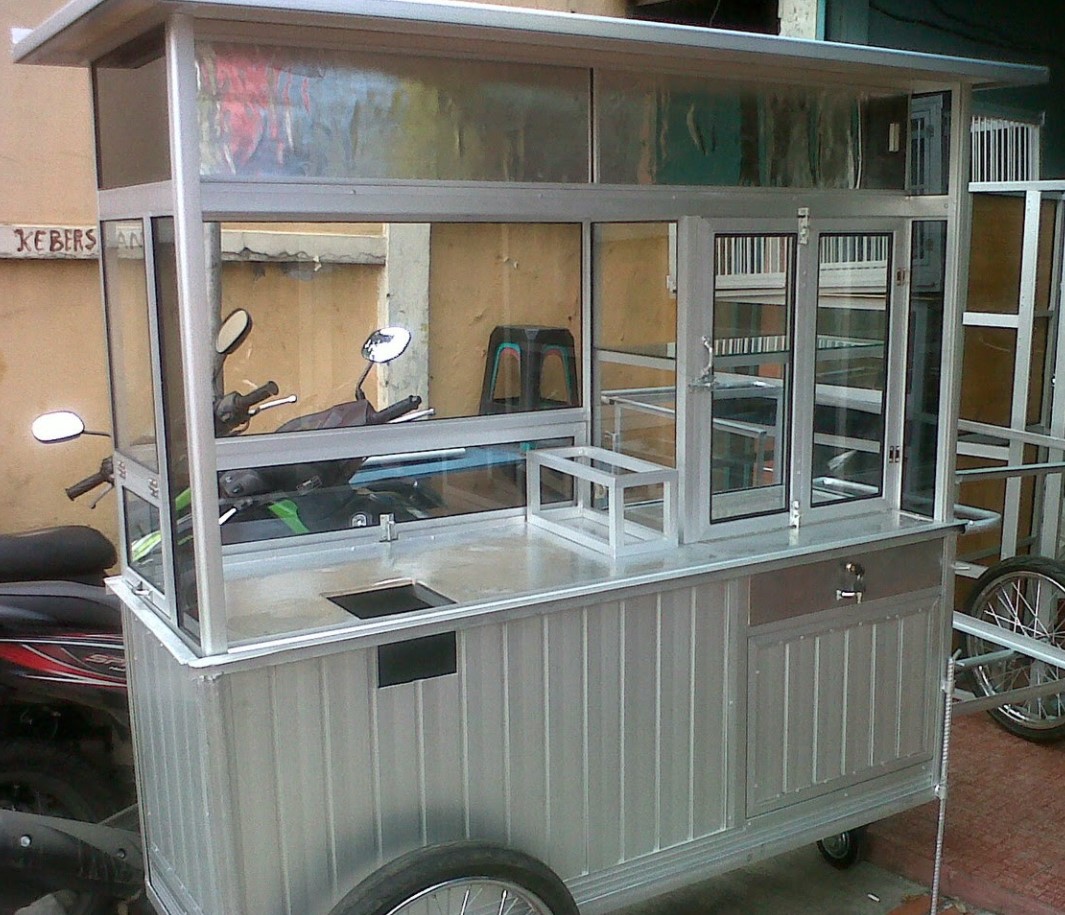 INSPIRASI..!! Inilah 74 Model Gerobak Jualan yang Unik Cocok untuk ...