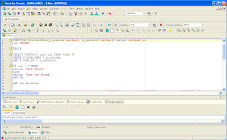 How to Create Packages in Oracle Database using TOAD for Oracle