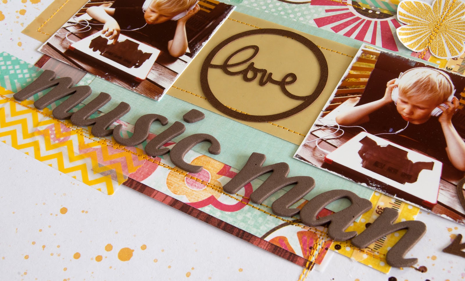 Layout for Creative Scrappers DT: Music man - Elina Stromberg