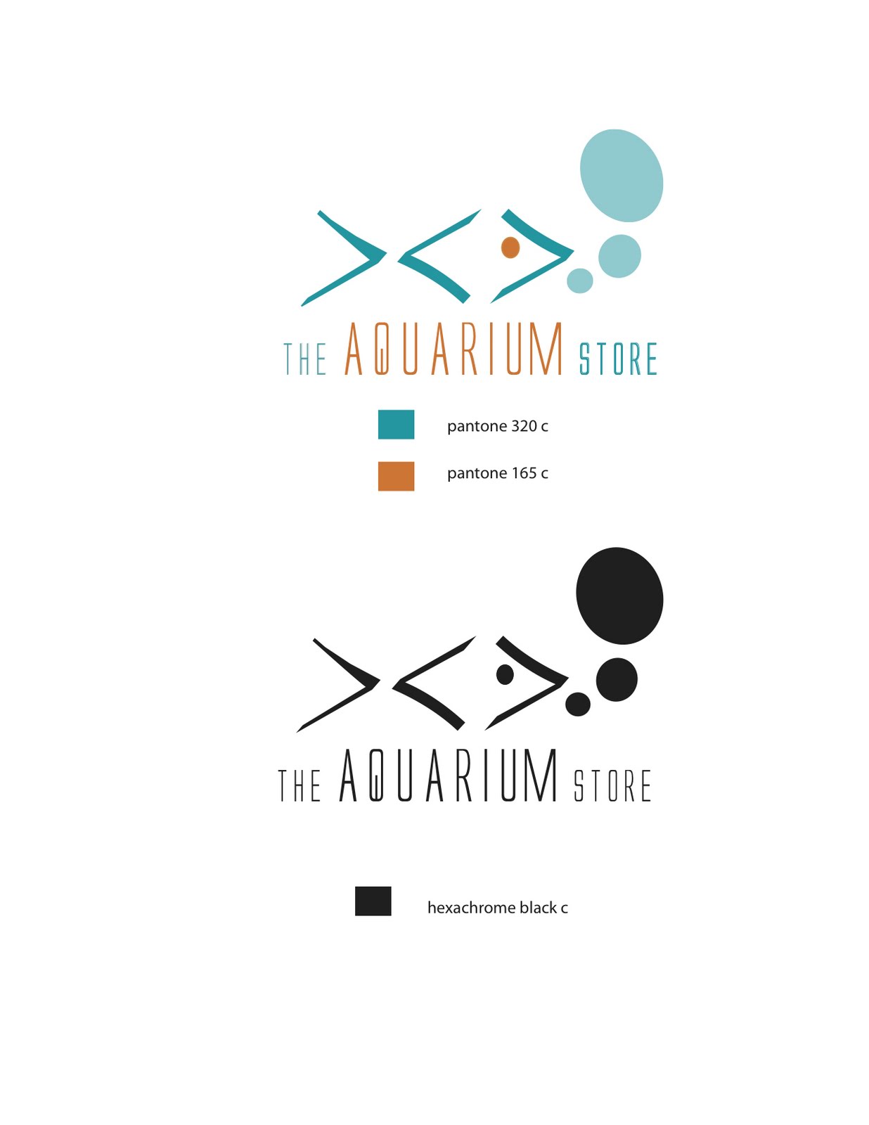 13Designs: Project 6: Brand Identity ( the aquarium store )