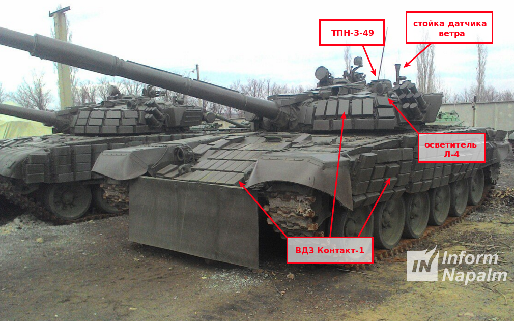 Historia y tecnología militar: T-72BA en Ucrania