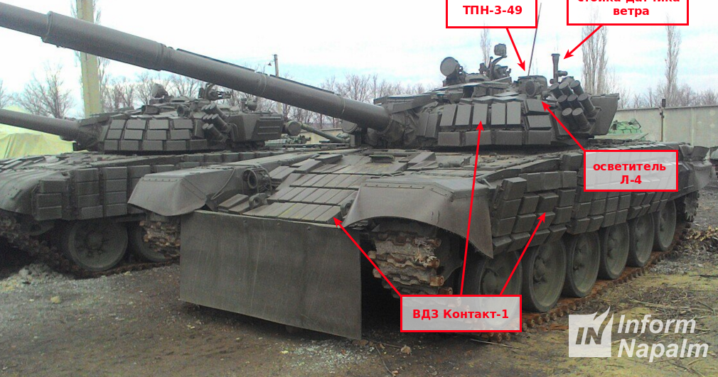 Historia y tecnología militar: T-72BA en Ucrania