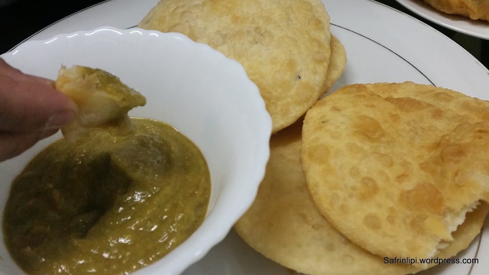 Safrinlipi: Keema Puri কিমা পুরী