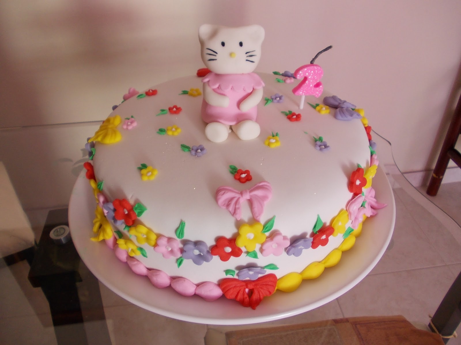 Rosangela Meireles: Bolo da Hello Kitty 2 aninhos da Mariana