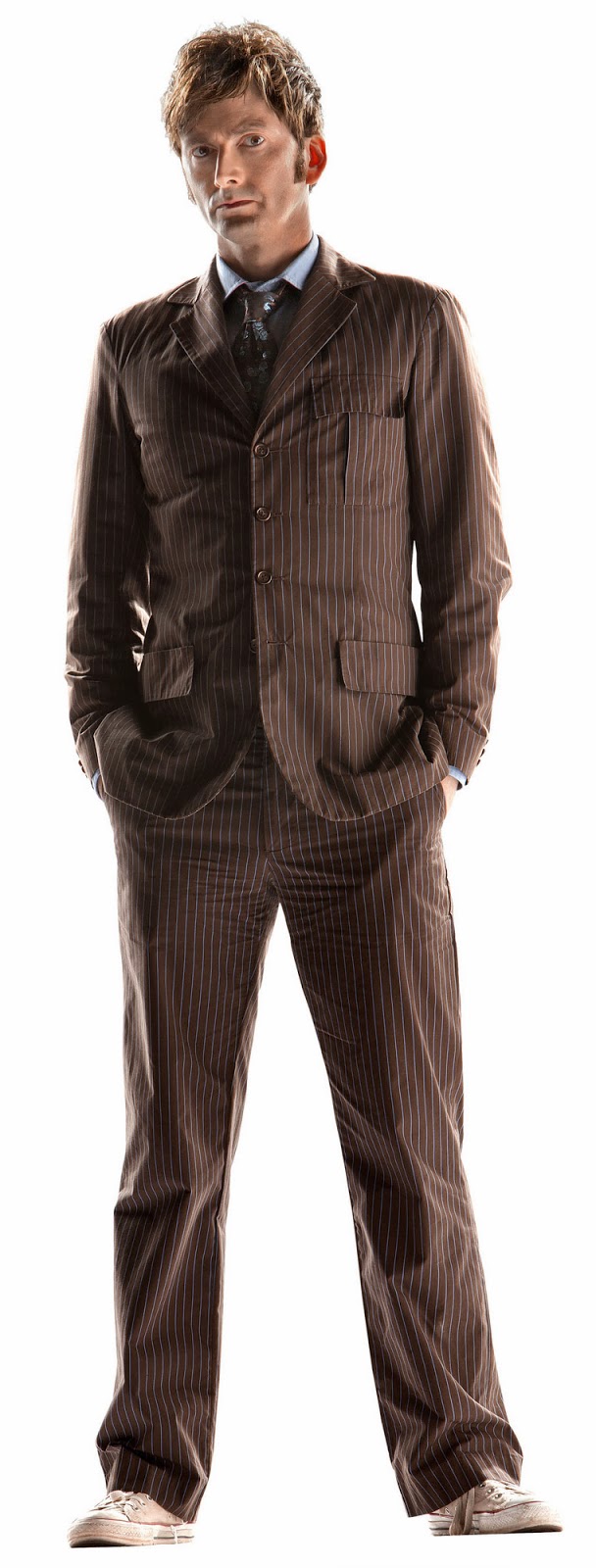 10th Doctor Blue Suit Tie