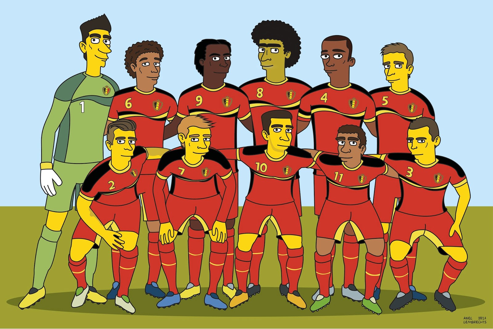 Rode Duivels Wallpaper