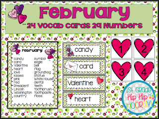1st Grade Hip Hip Hooray!: February Daily Calendar/Weather Activities ...