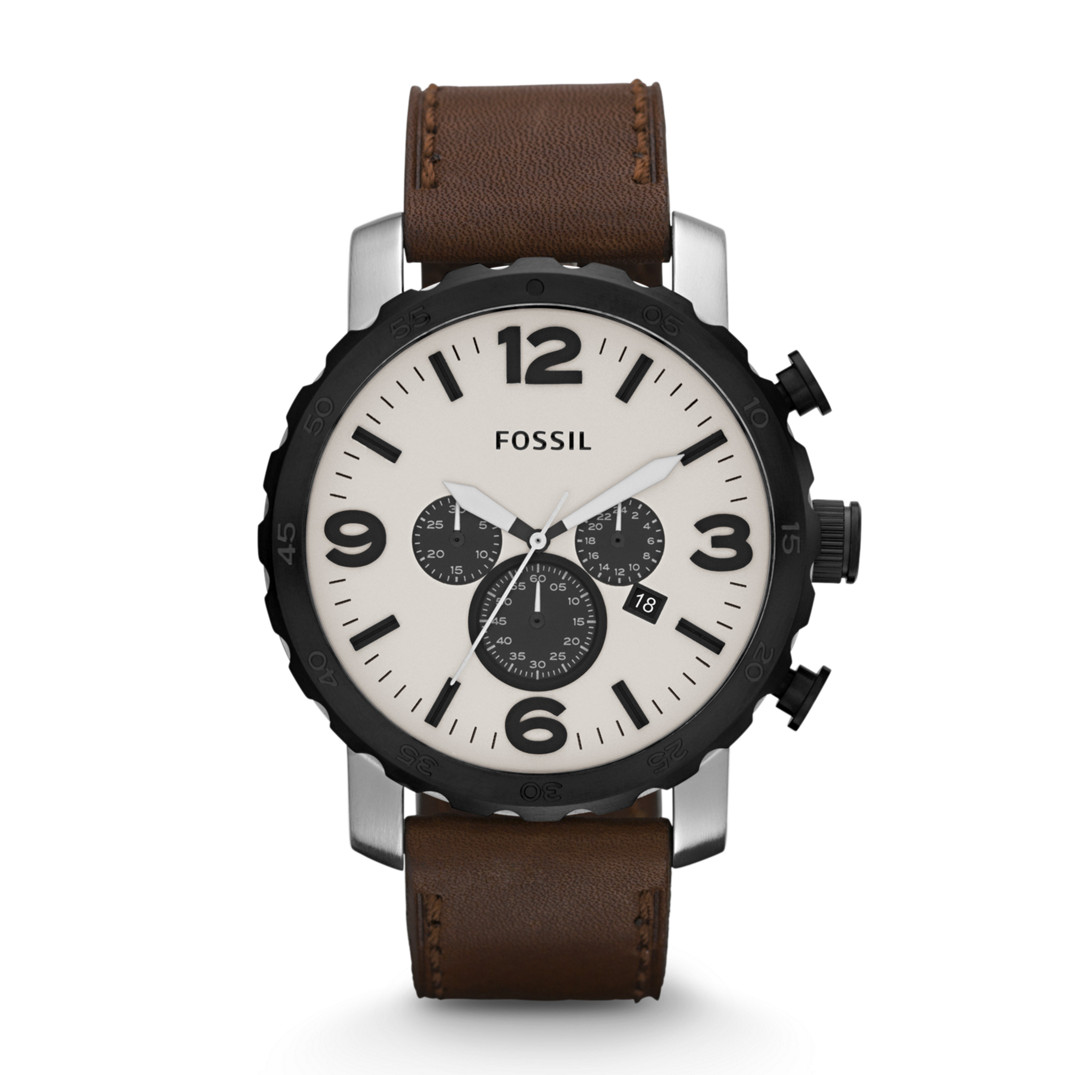 Original Fossil Watches by geniehour: Fossil Men's JR1390 Brown Nate ...