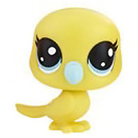 Littlest Pet Shop Series 3 Tubes Mitsy Lovebird (#3-129) Pet | LPS Merch